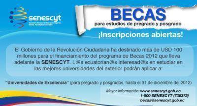 Becas de la SENESCYT