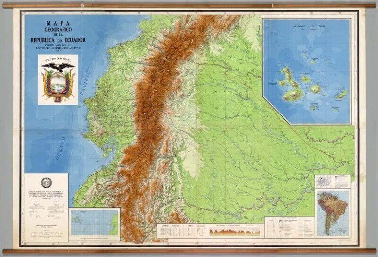 Mapa del Ecuador Antiguo